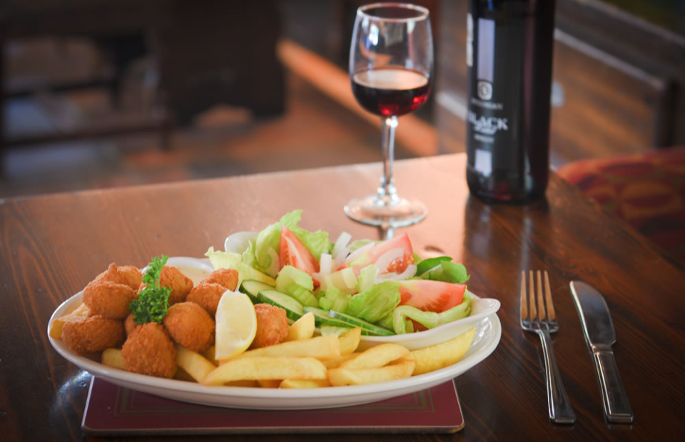 Food Menu at The Burley Inn in the New Forest National Park